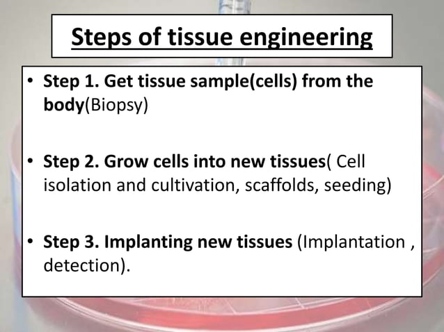 Organ and tissue engineering,examples, | PPT