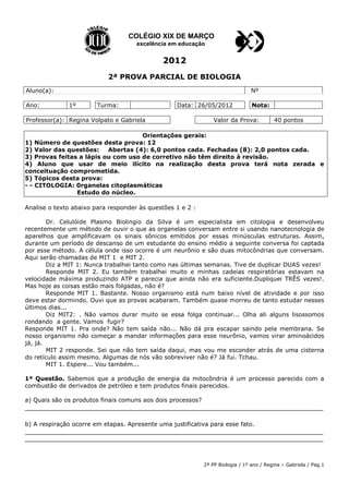 Organelas | PDF