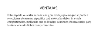 Transporte vesicular | PPTX