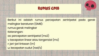 Gerak melingkar, materi fisika kelas XI kurmer | PDF