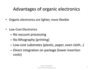 Organic Semiconductor Technology | PDF