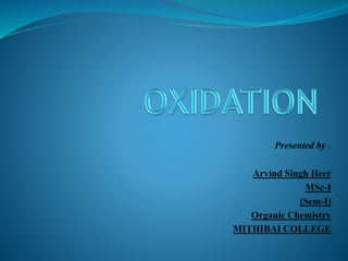 Oxidation | PPTX