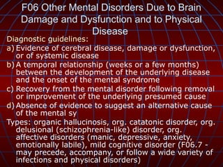 Organic mental disorders -dementia and its classification...pptx