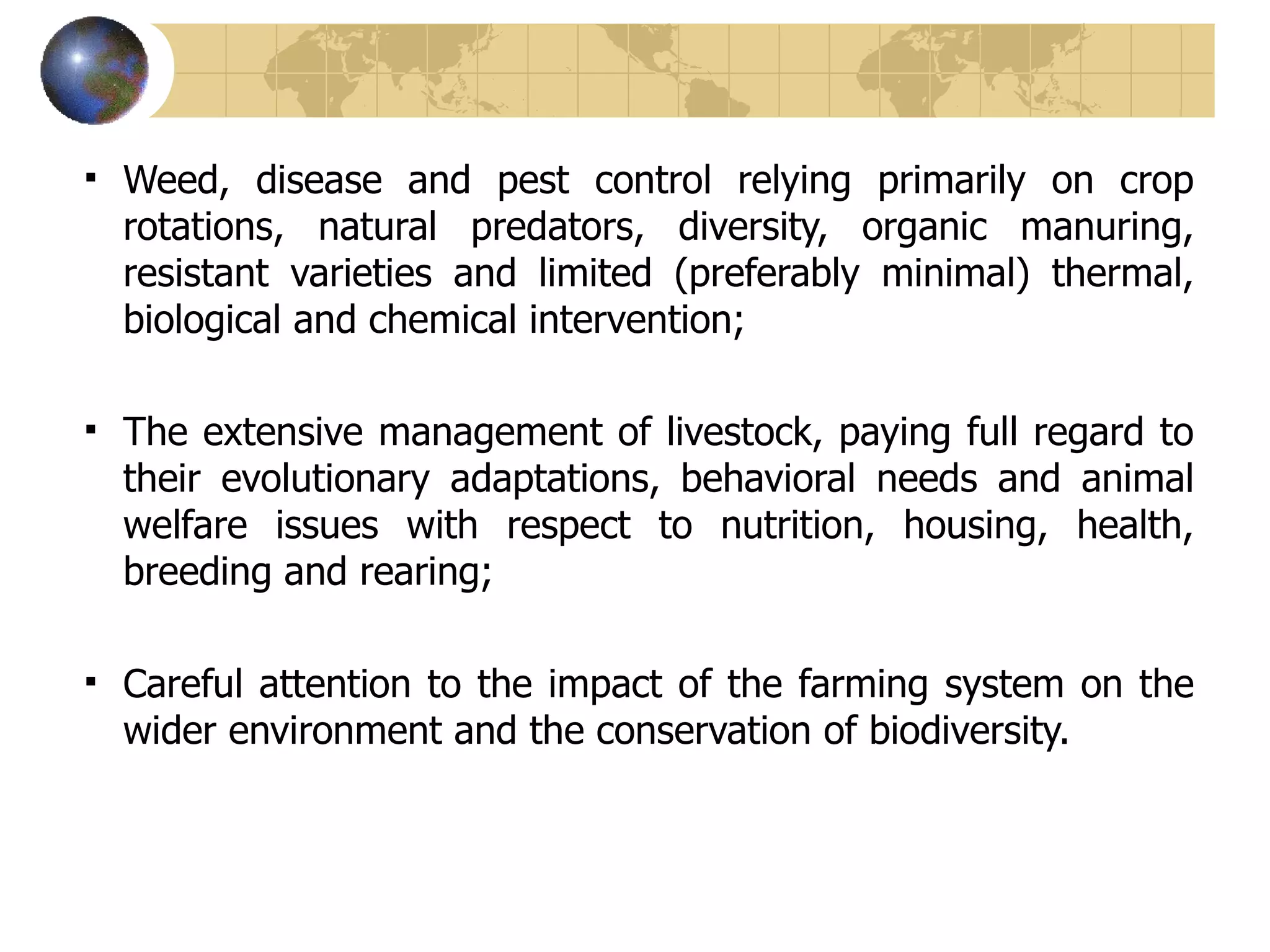 Organic Agriculture | PPS