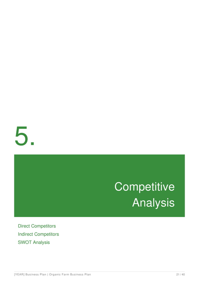 Organic farm business plan example | PDF