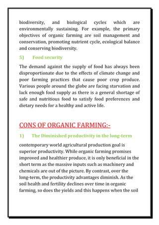 ORGANIC-FARMING.pdf | Agriculture | Industries