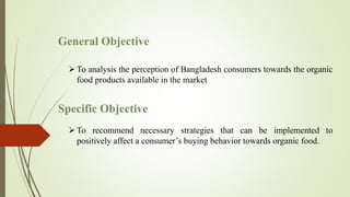 Consumer behavior towards Organic food | a study of Bangladesh Market ...