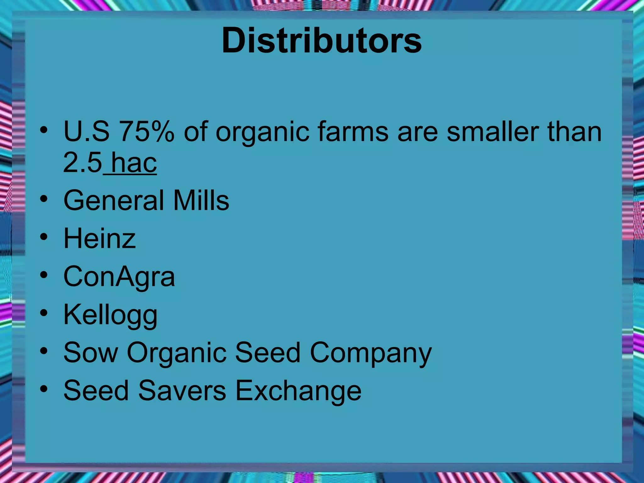 Organic Seed Production | PPT