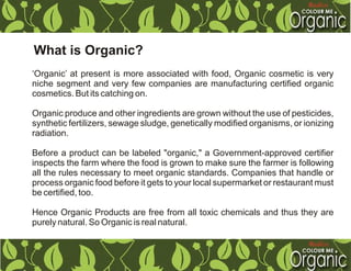 Organic product-manual | PDF