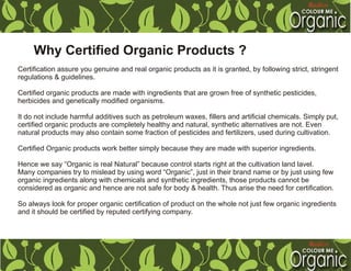 Organic product-manual | PDF