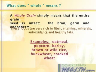 Organic Whole Foods | PPT