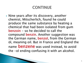 Basic Introduction Of benzene | PPTX