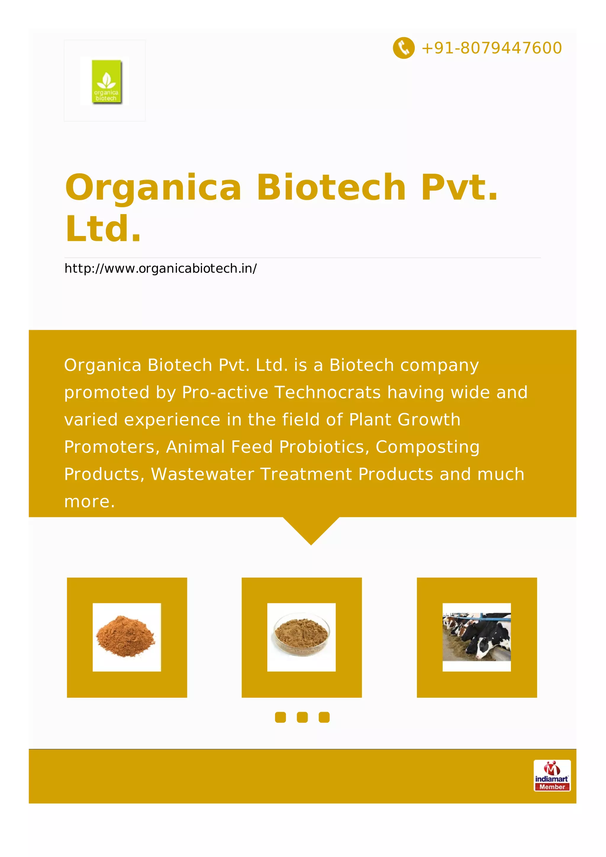 Organica biotech-pvt-ltd | PDF