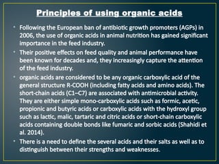Use of organic acids in poultry for better gut Health | PPTX