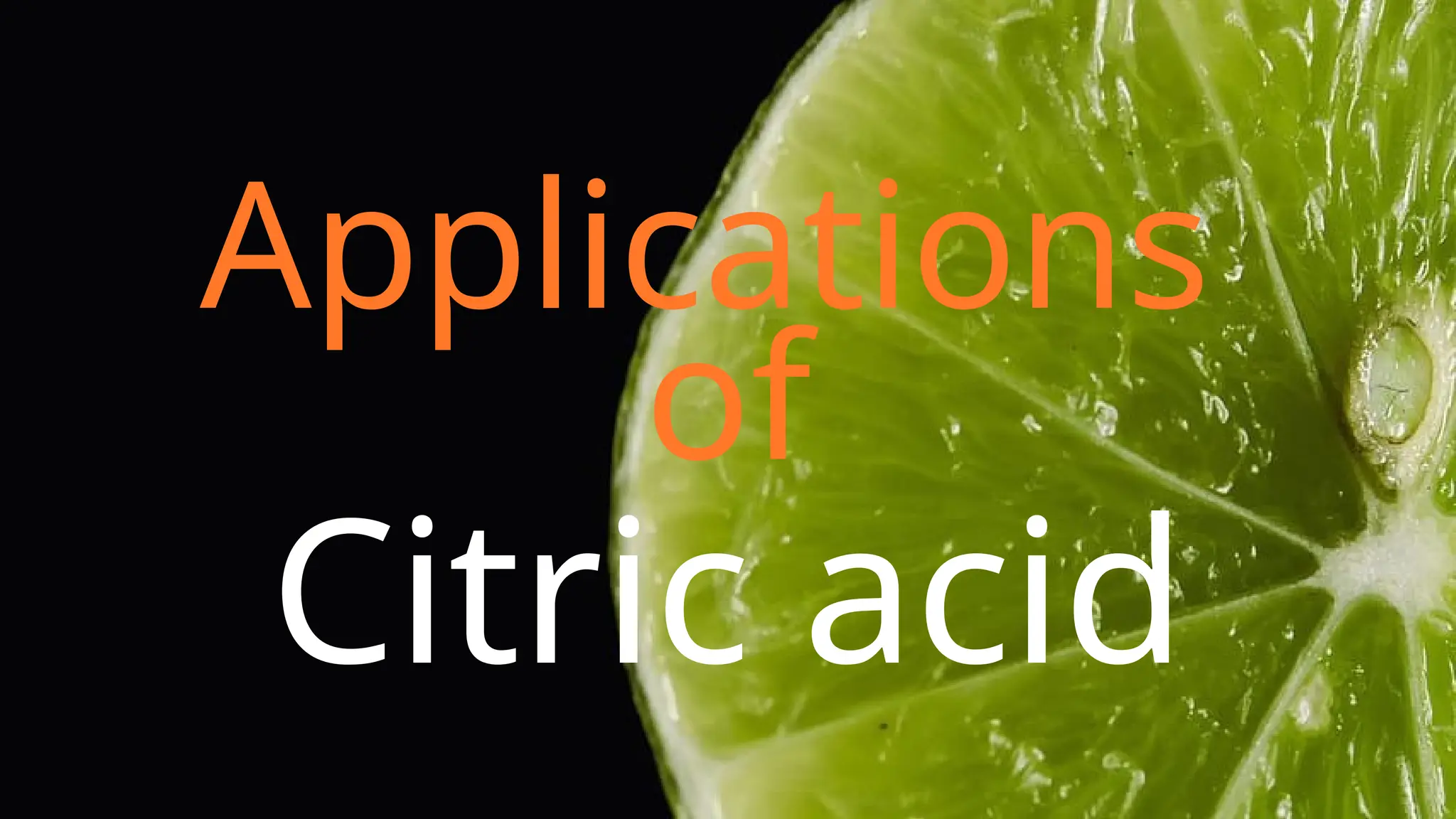 Production of Organic Acid : Citric Acid | PPTX