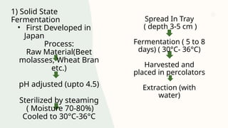 Production of Organic Acid : Citric Acid | PPTX