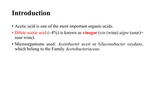 Organic acids production copy | PDF