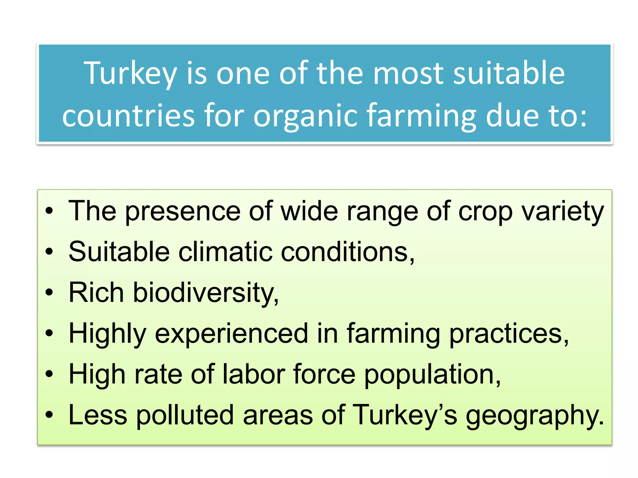 Organic Agriculture in Turkey | PDF