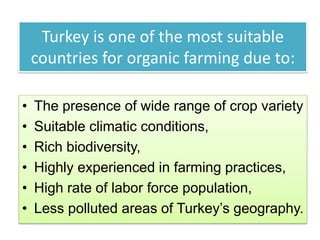 Organic Agriculture in Turkey | PDF