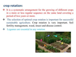 Organic agriculture scope and problems for conservation | PPTX