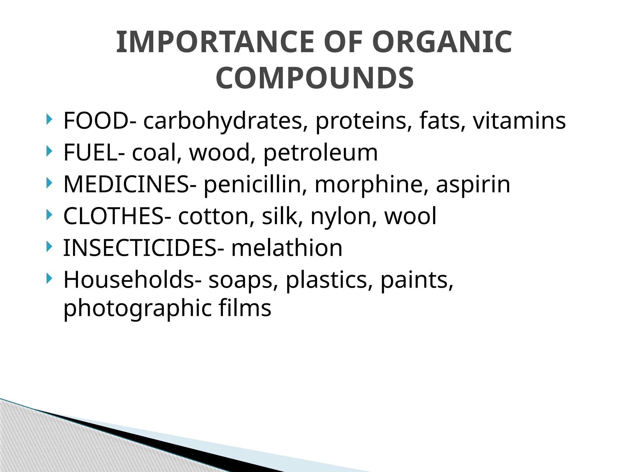 organic and inorganic compounds for General Chemistry 1 | PPT