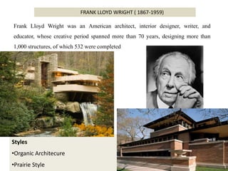 Organic Architecture Frank Lloyd Wright