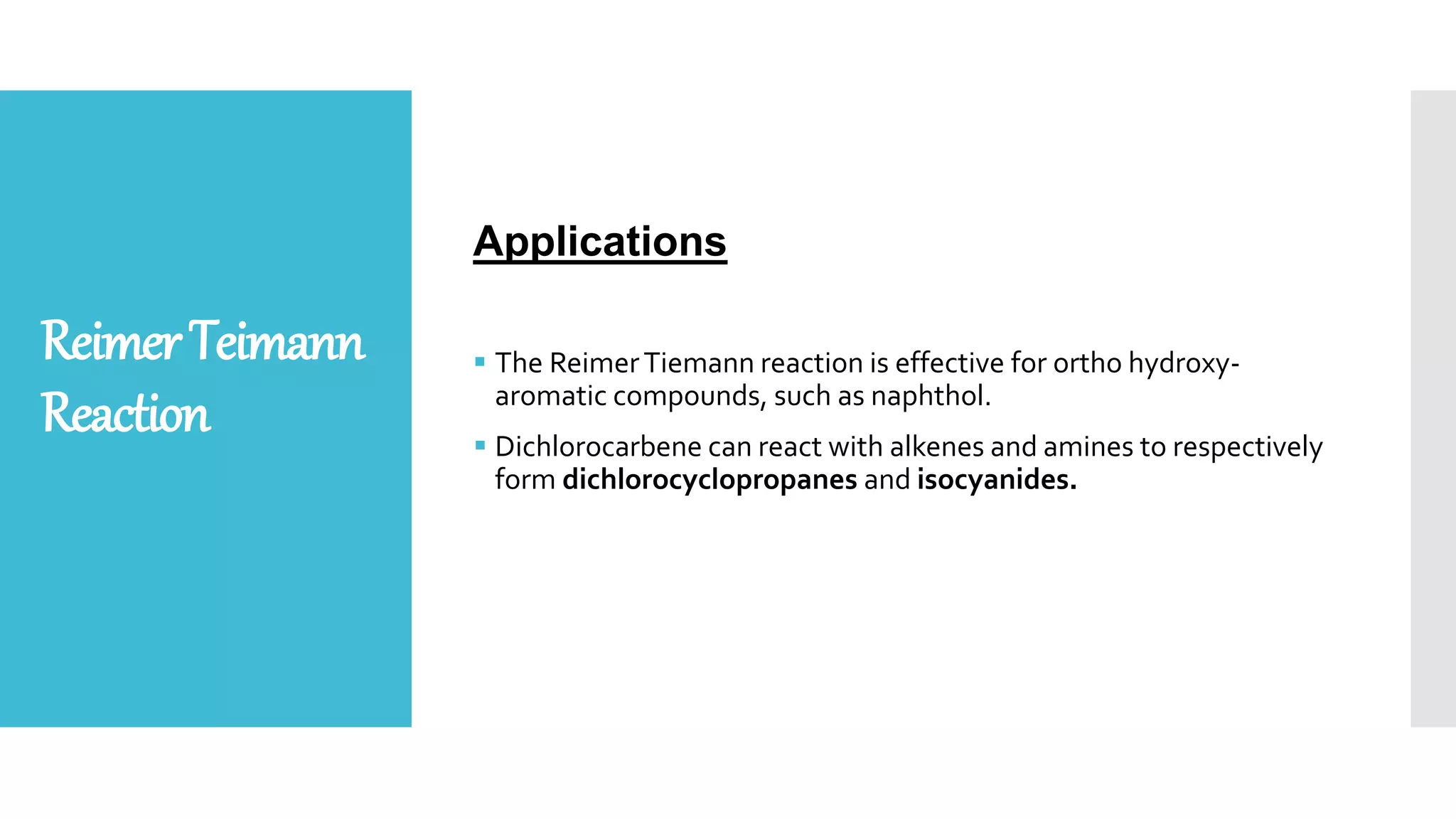 Name reactions mechanism-Reimer tiemann reaction and Clemmensen ...