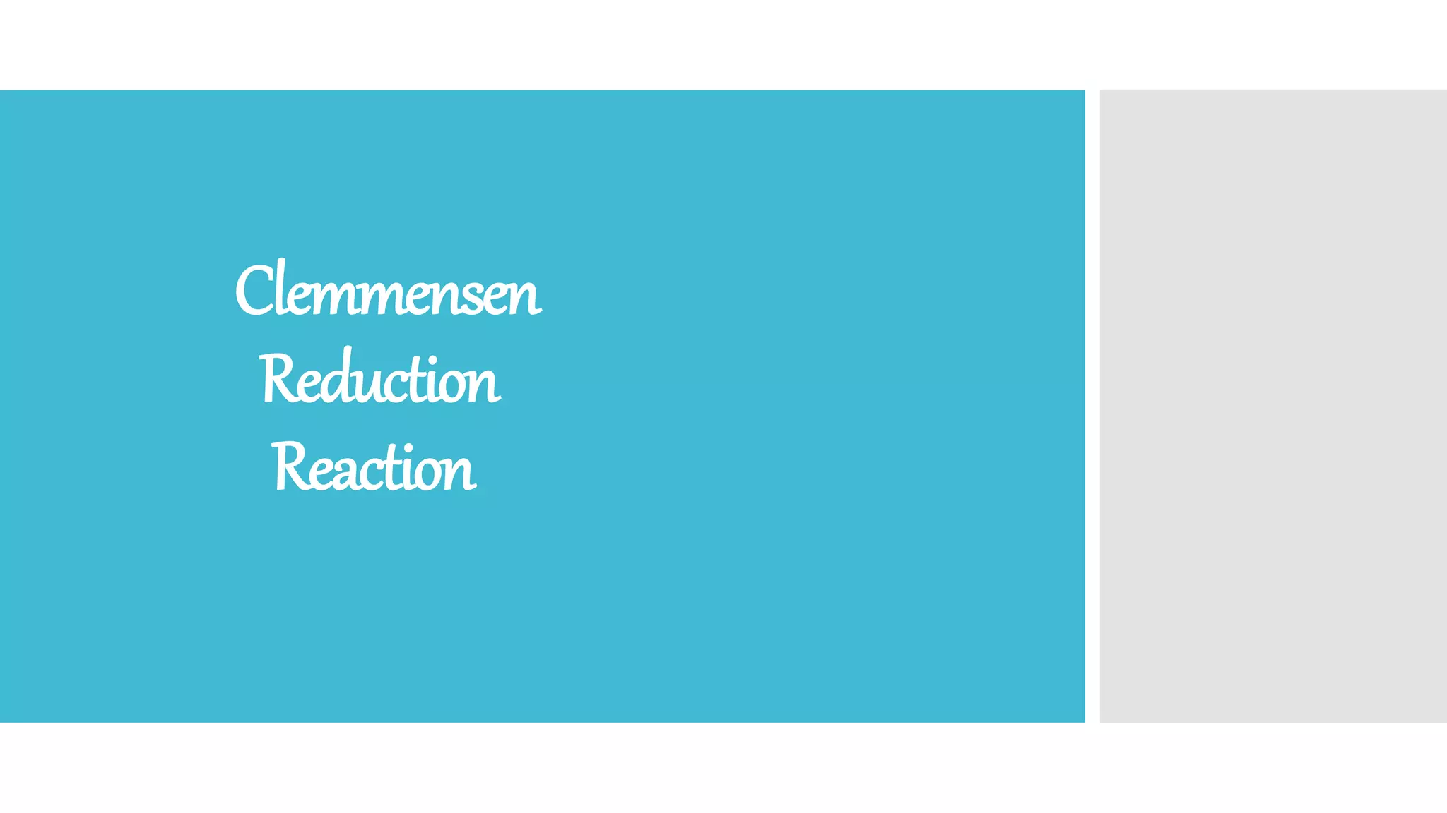 Name reactions mechanism-Reimer tiemann reaction and Clemmensen ...