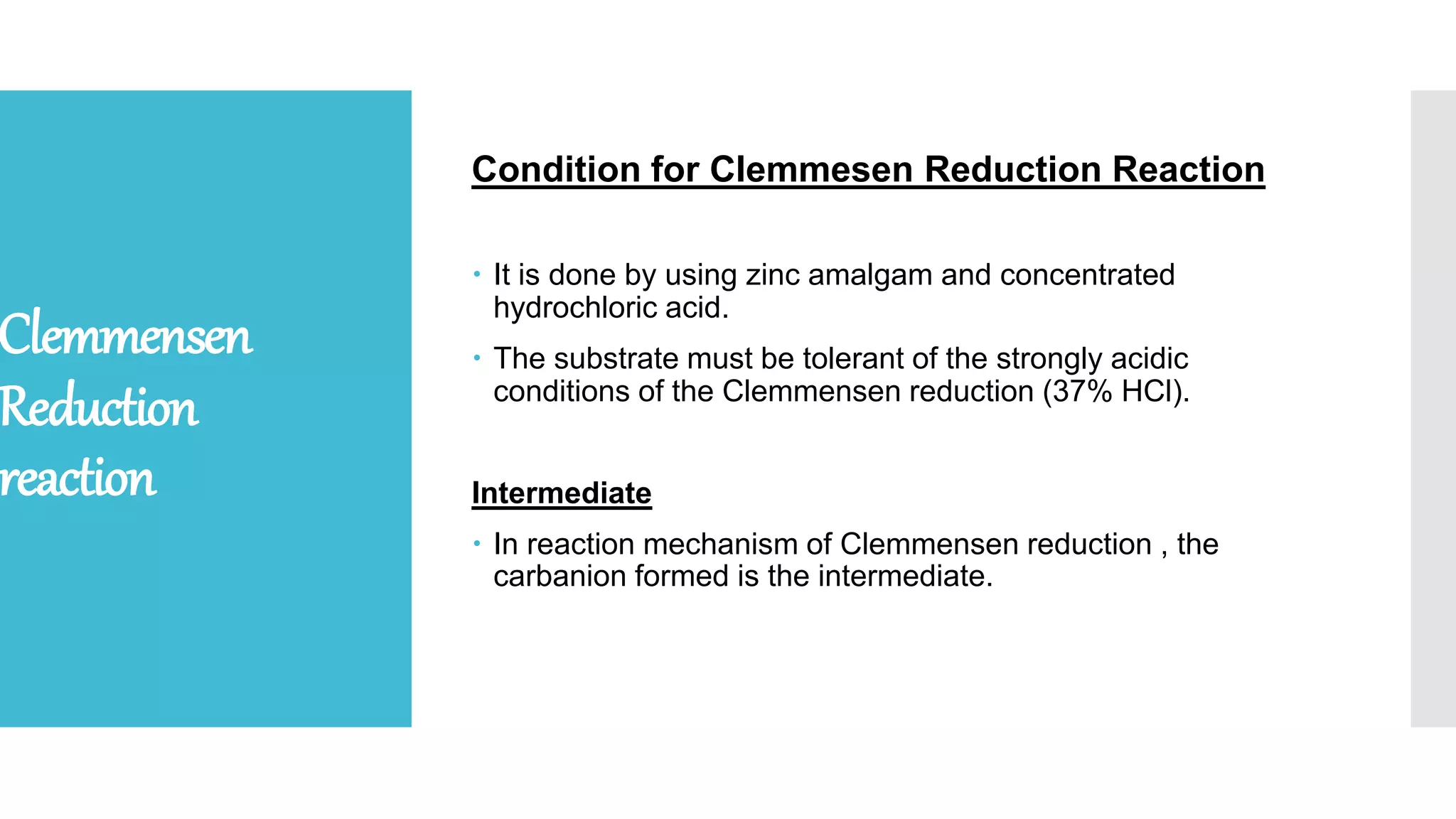 Name reactions mechanism-Reimer tiemann reaction and Clemmensen ...