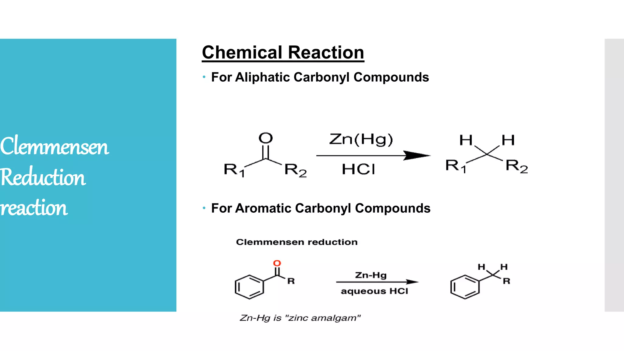 Name reactions mechanism-Reimer tiemann reaction and Clemmensen ...