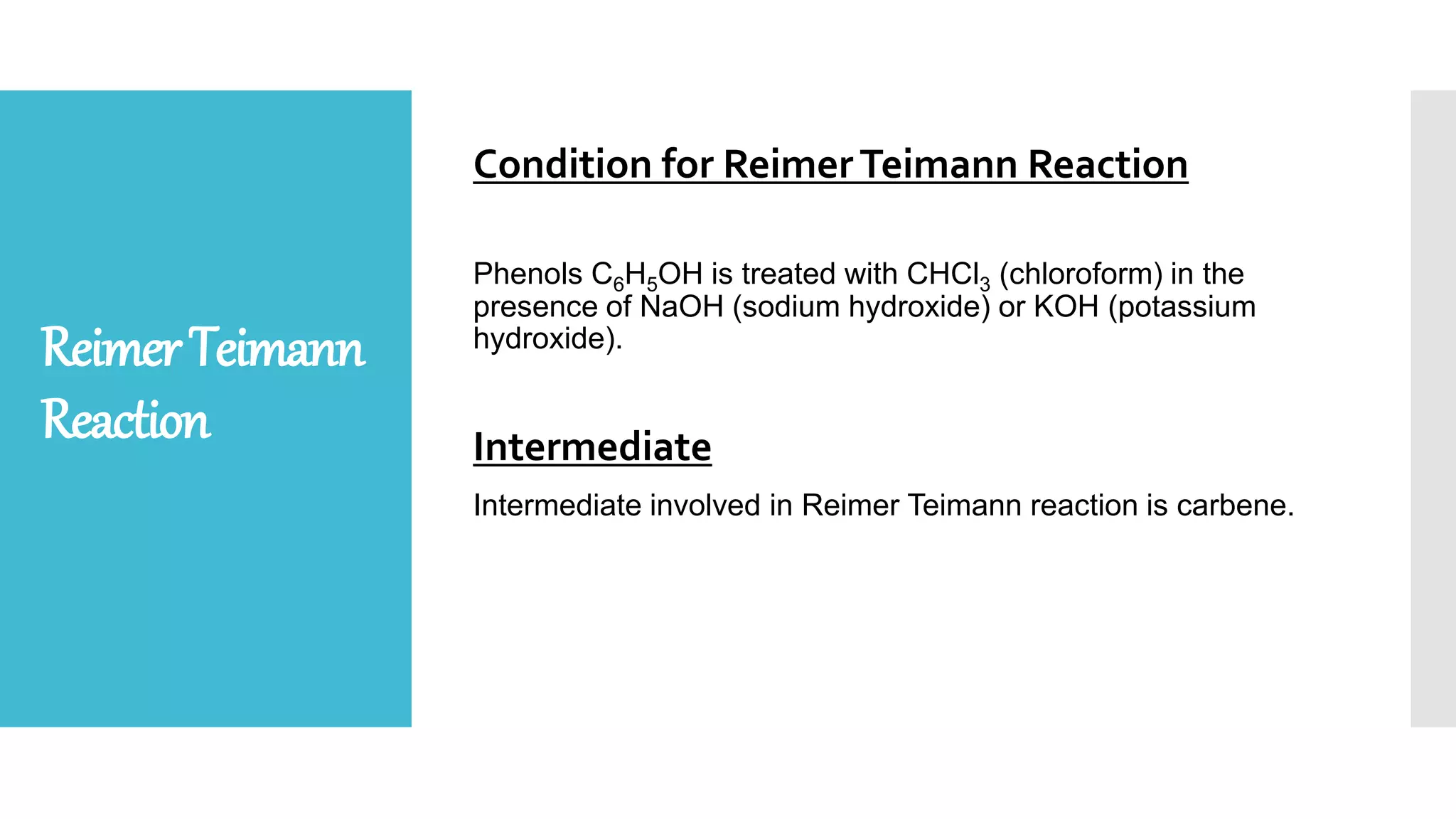 Name reactions mechanism-Reimer tiemann reaction and Clemmensen ...