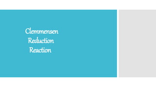 Name reactions mechanism-Reimer tiemann reaction and Clemmensen ...