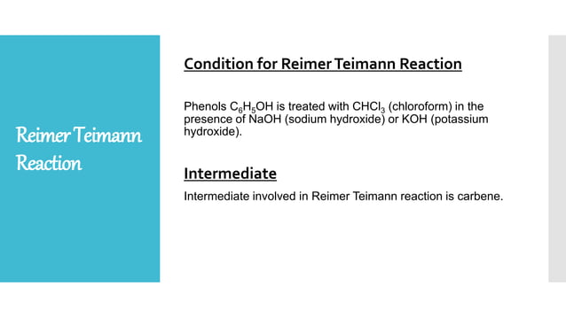 Name reactions mechanism-Reimer tiemann reaction and Clemmensen ...