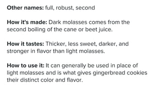 Molasses Benefits and side Effects | PPTX