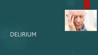 Organic Brain Disorders and their treatment. | PPTX