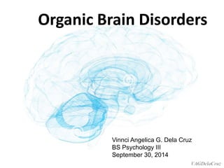 Organic Mental Disorders | PPT