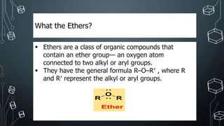 ORGANIC CHEM. (ETHERS).pptx ethersbcbudcu | PPT