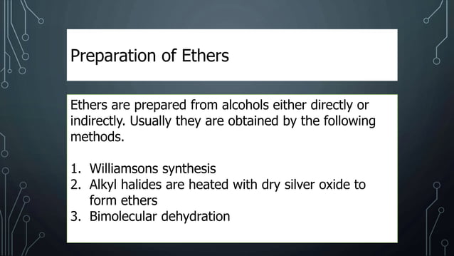 ORGANIC CHEM. (ETHERS).pptx ethersbcbudcu | PPT