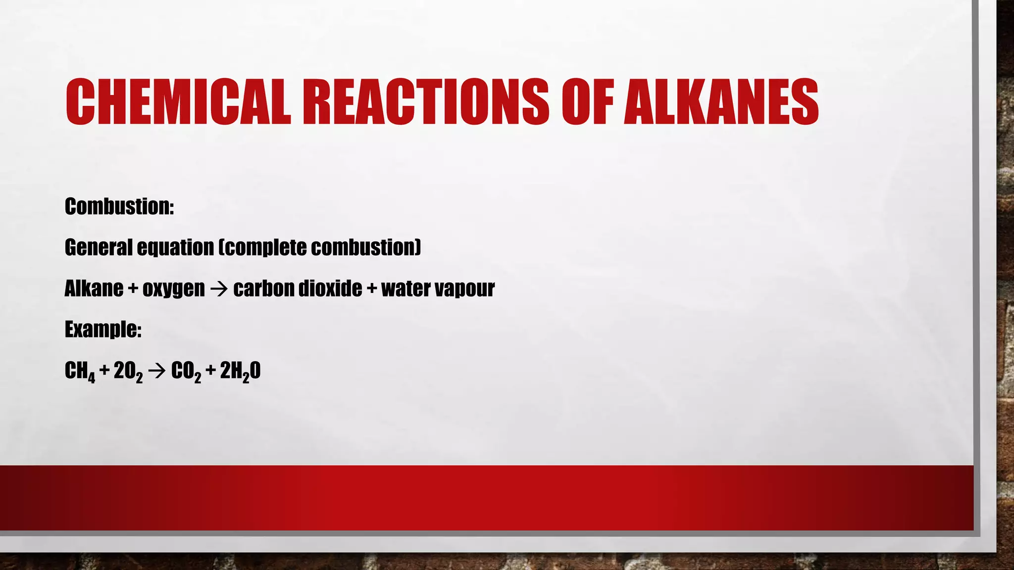 Organic chemistry: Alkanes and Alkenes | PPTX