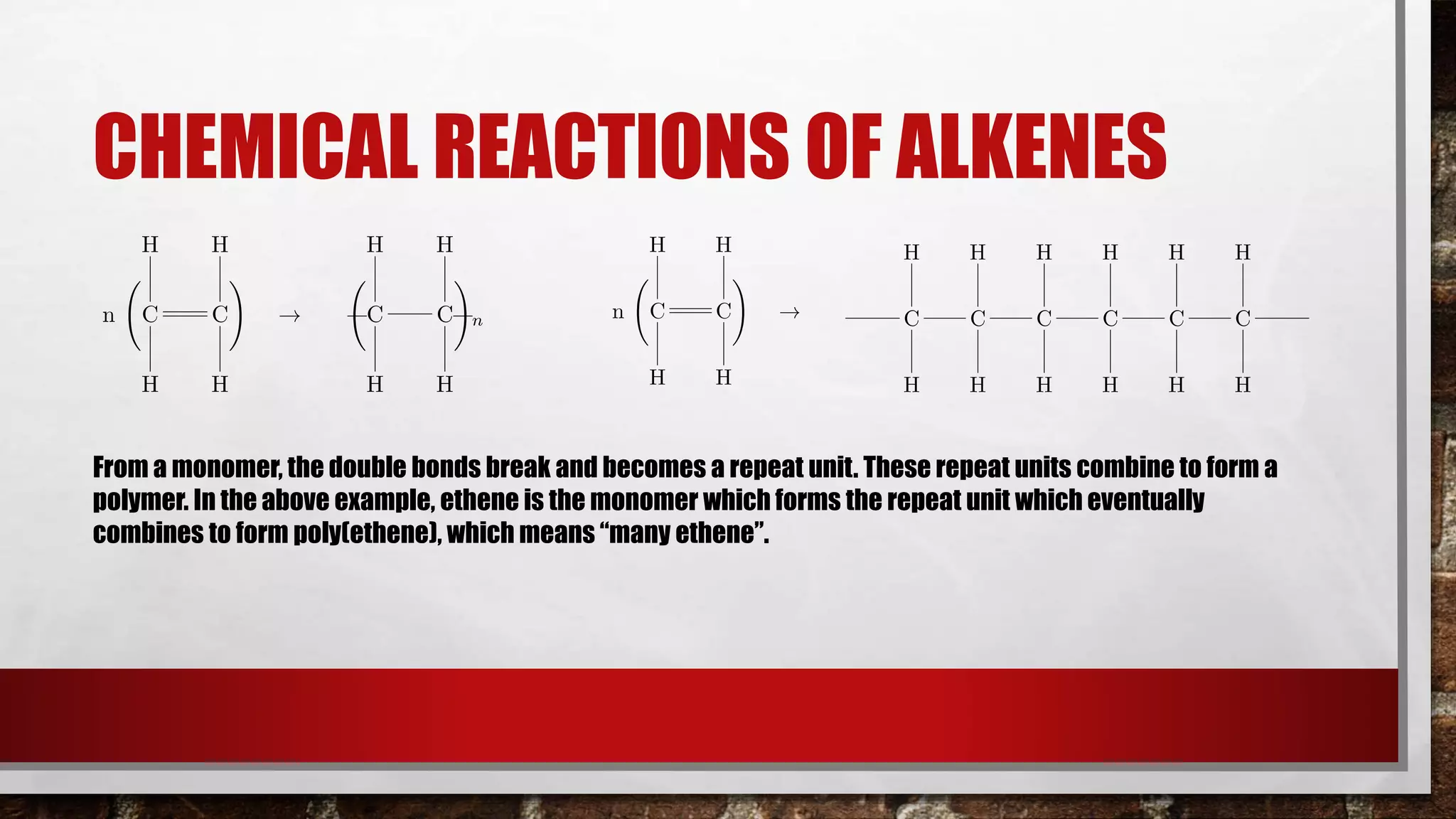 Organic chemistry: Alkanes and Alkenes | PPTX