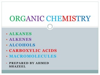 Organic chemistry | PPTX