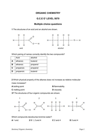 Organic chemistry | PDF