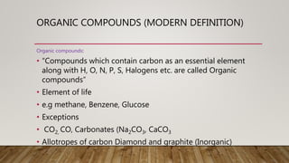 Fundamentals of Organic Chemistry | PPTX
