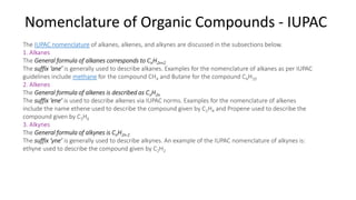 ORGANIC CHEMISTRY.pptx | Chemistry | Science