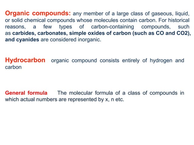 igcse ORGANIC CHEMISTRY PRESENTATION.pptx | Chemistry | Science