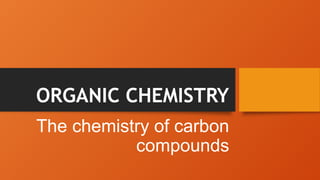 ORGANIC CHEMISTRY, Functional Groups.pptx