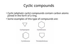 Organic chemistry ppt on classification of organic compounds | PPTX