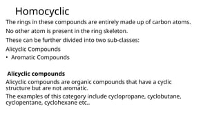 Organic chemistry ppt on classification of organic compounds | PPTX