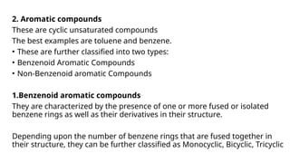 Organic chemistry ppt on classification of organic compounds | PPTX