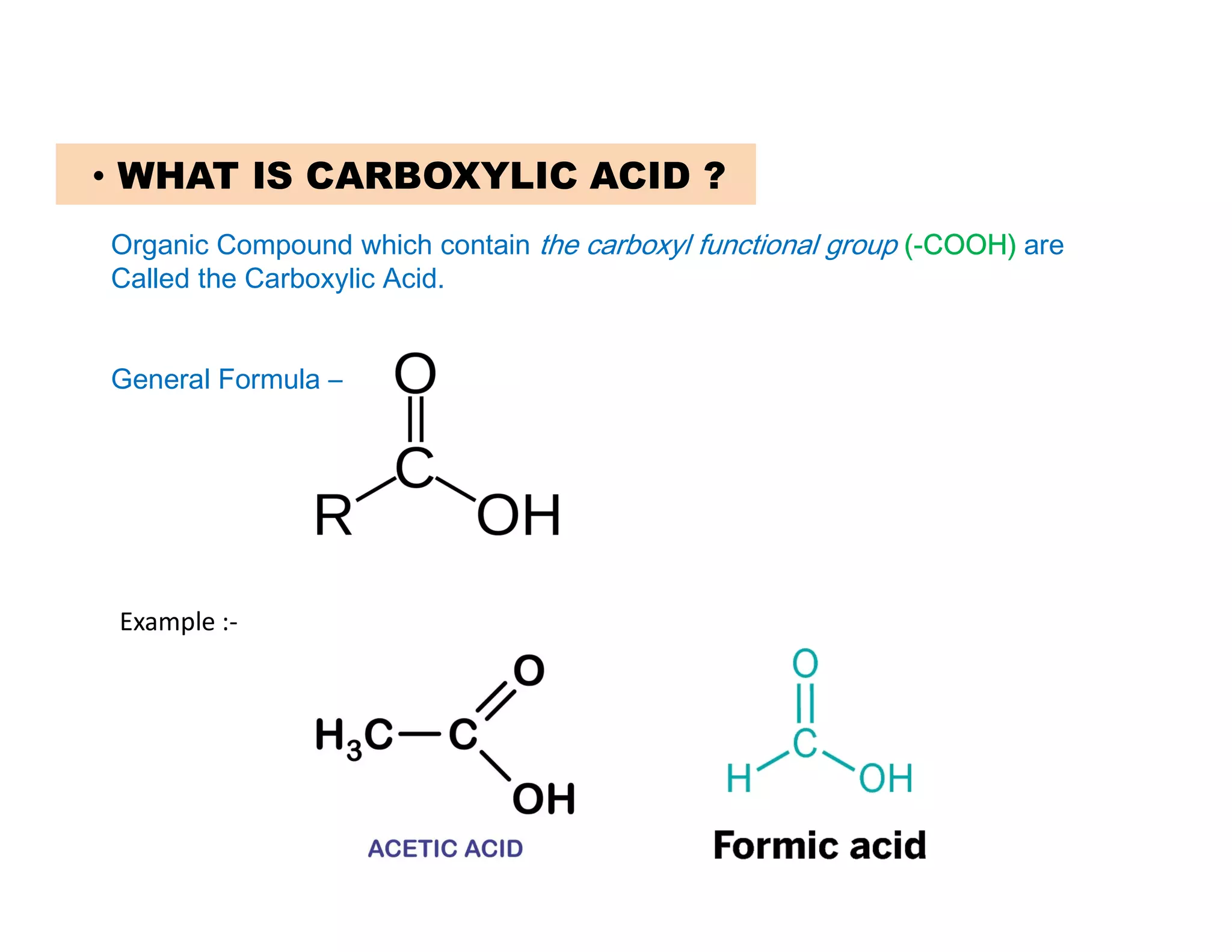 Acidity of Carboxylic Acid Explanation - Organic Chemistry | PDF